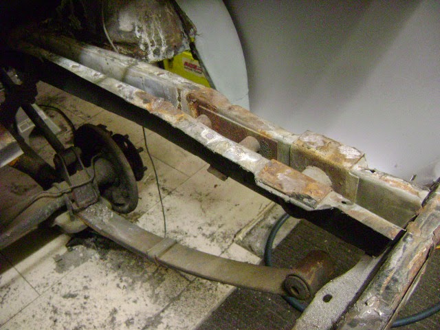 car and bike fabrication: FORD MUSTANG 1966 REAR RIGHT CHASSIS RAIL