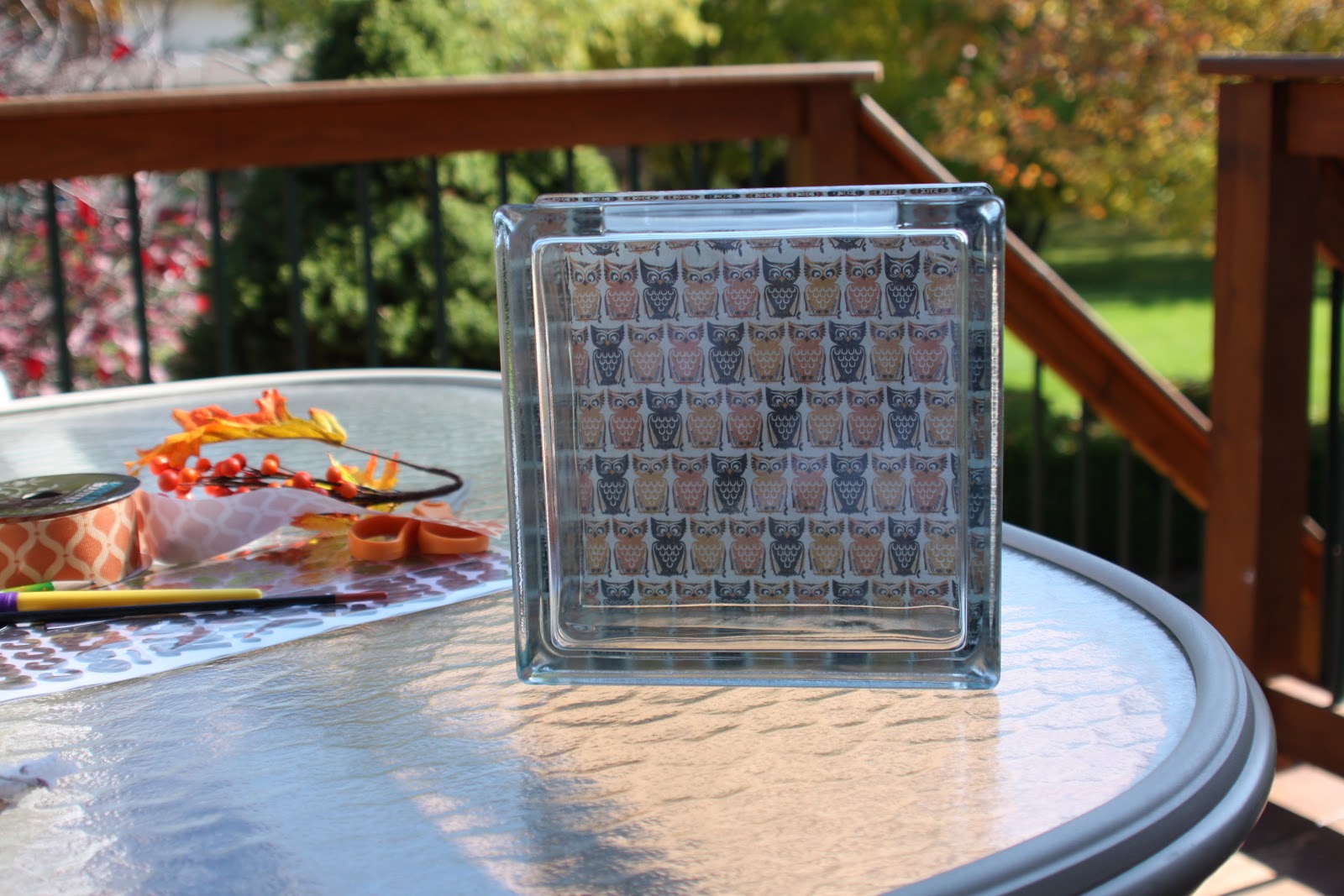 Feel LOVD Everyday: What I Made Wednesday {Glass Block Creation}