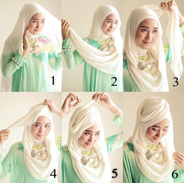 Tutorial Jilbab Pashmina Formal