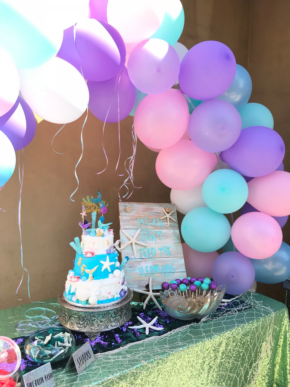 Make a Splash Mermaid Party - Purple Chocolat Home