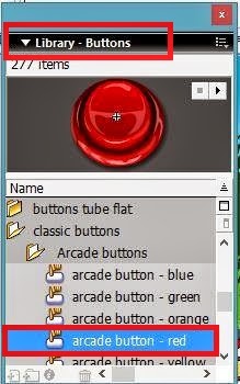 Cara Memasang Tombol Button yang telah tersedia di Macromedia Flash 8 ...