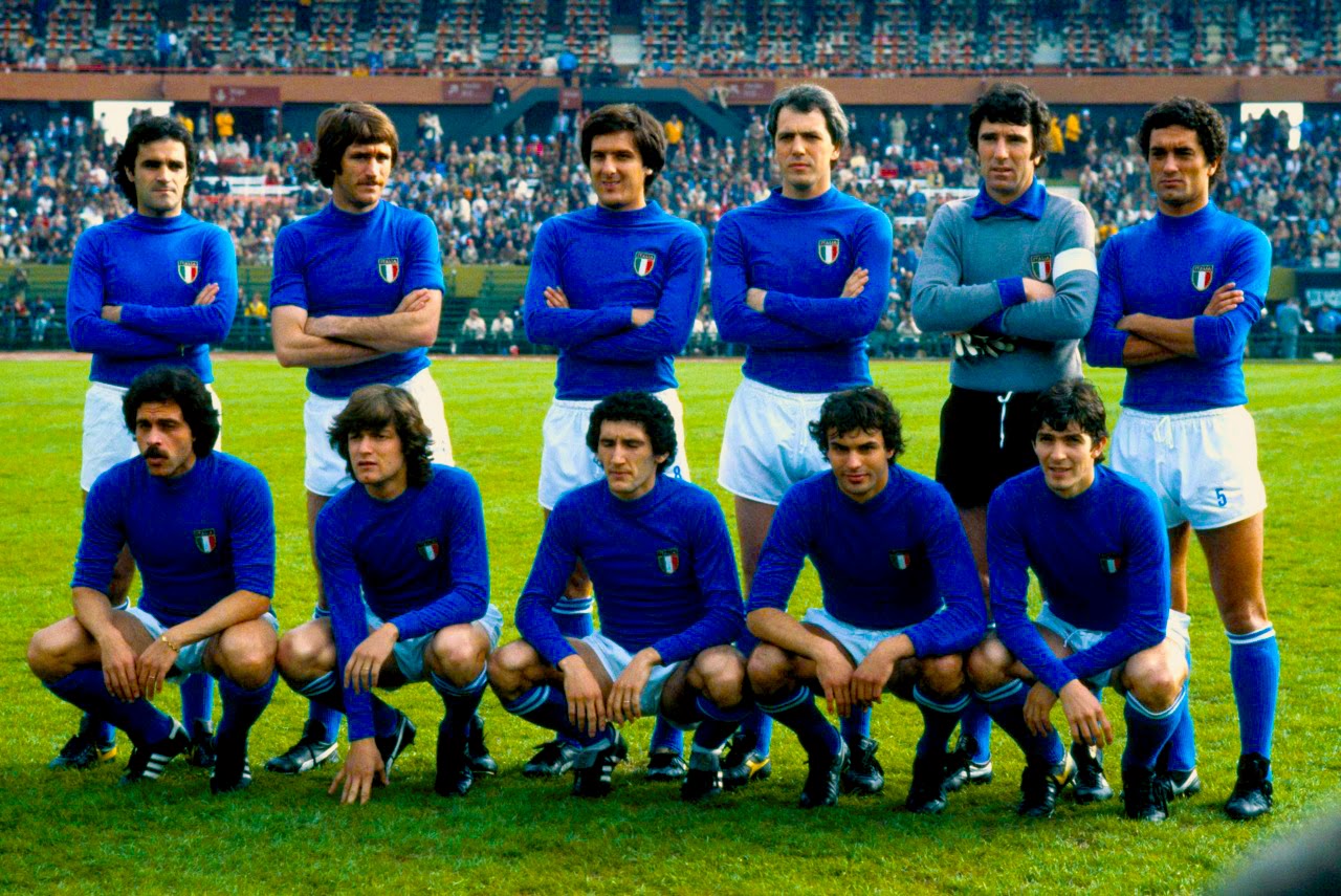 Football Fever: Italy start up line against Brazil in World Cup 1978
