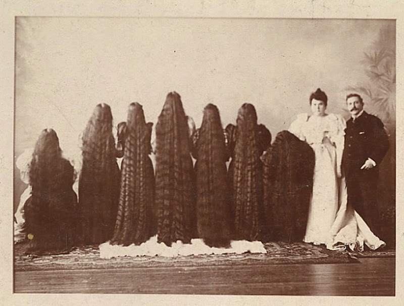 Old-Timey Pictures of the Amazing Seven Sutherland Sisters And Their 37 ...