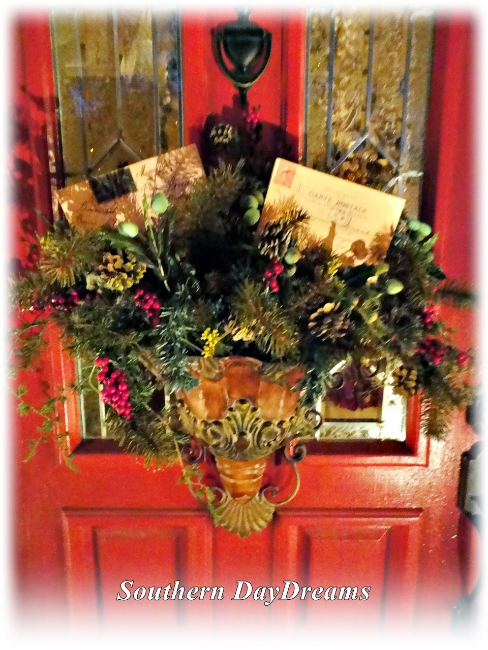 Postcards from France Front Door Porch Welcome - Rose Garden Market