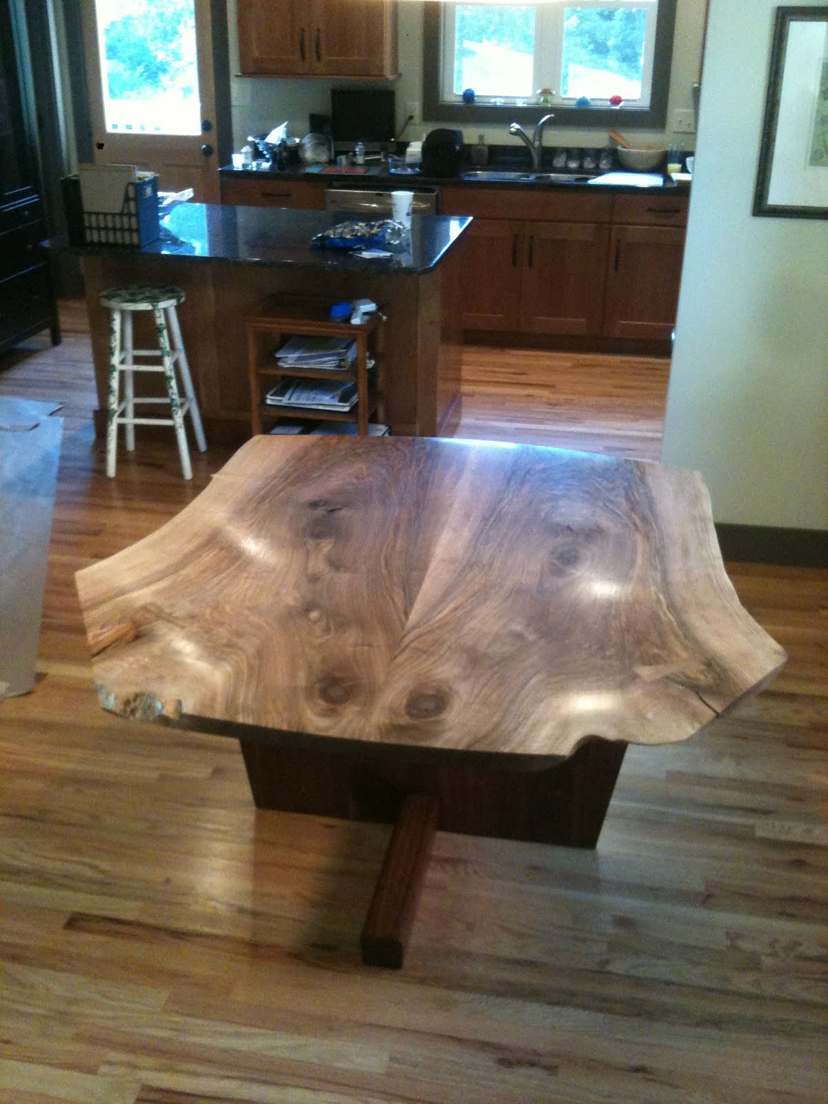 APPALACHIAN JOINERY: Selected work: English walnut dining table.
