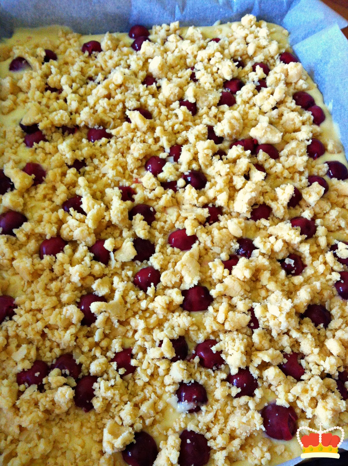 Little Miss Princess Cakes: Elbe Flood Cake Part 2: Cherry Cup-Cake