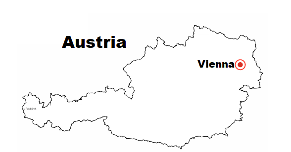Blog de Biologia: Austria Map coloring page