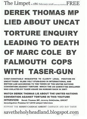 Save the Holy Headland: Marc Cole - The First Cornishman Killed By ...