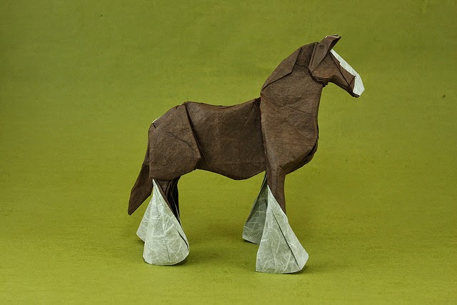 origami horse ~ easy origami instructions for kids crafts