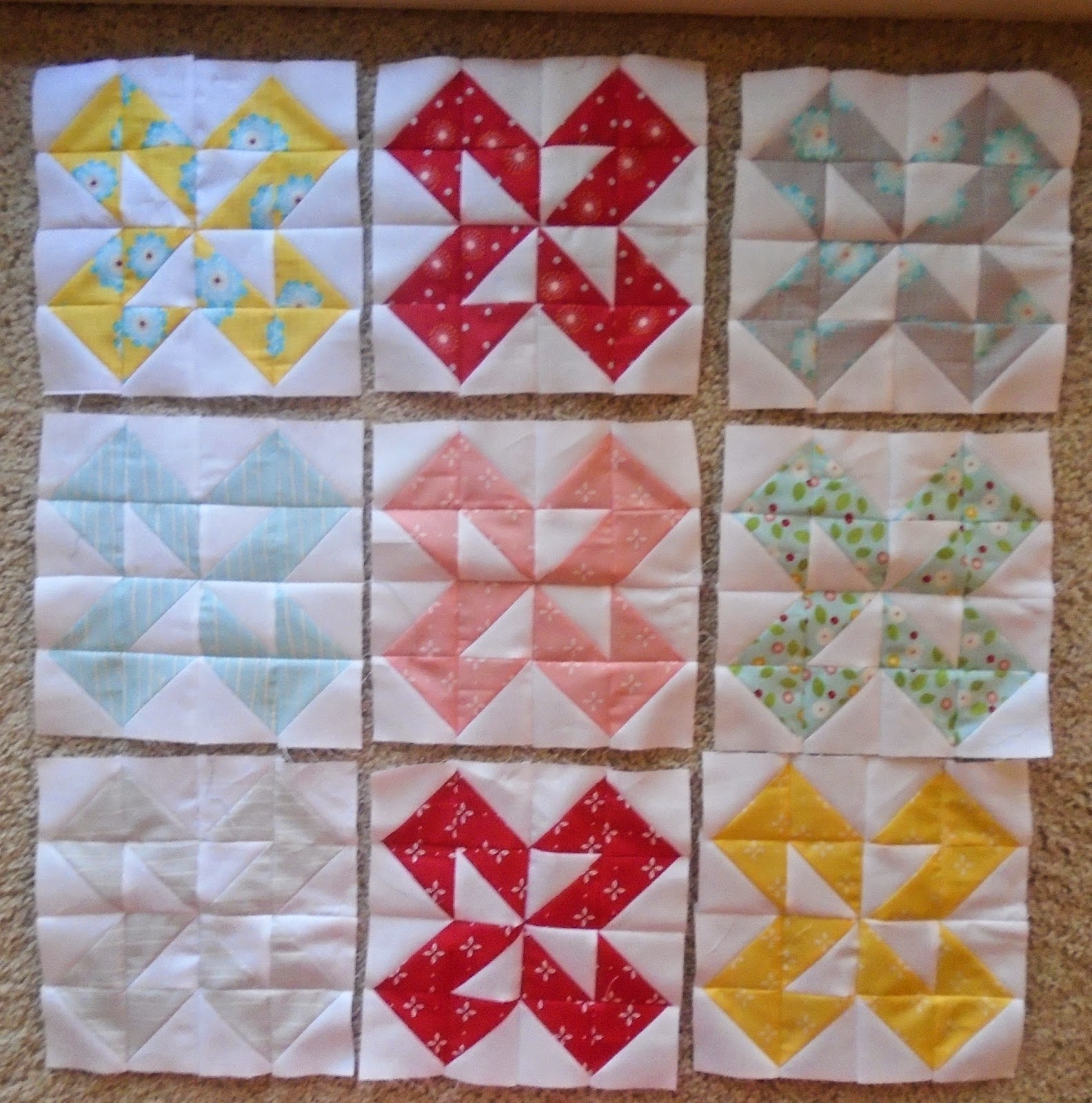 Little Bunny Quilts: QCQAL 2: Row 4 -- Crystal Star Tutorial and 8 inch ...