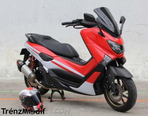 Modifikasi Yamaha Nmax Merah Bikin Ngeces yang Lihatin | Modifikasi ...