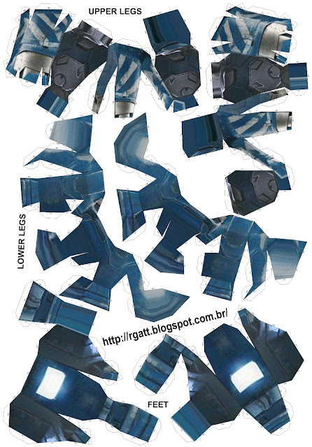 Welcome To Papercraft Art Blog: IRON MAN 3 MARK 38 "IGOR" PAPERCRAFT