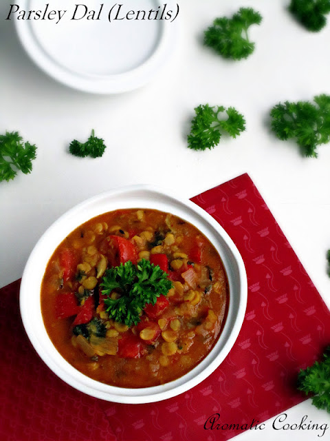 Aromatic Cooking: Parsley Dal (Lentils)