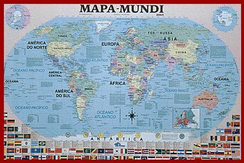 Mapa mundi detalhado - Imagui