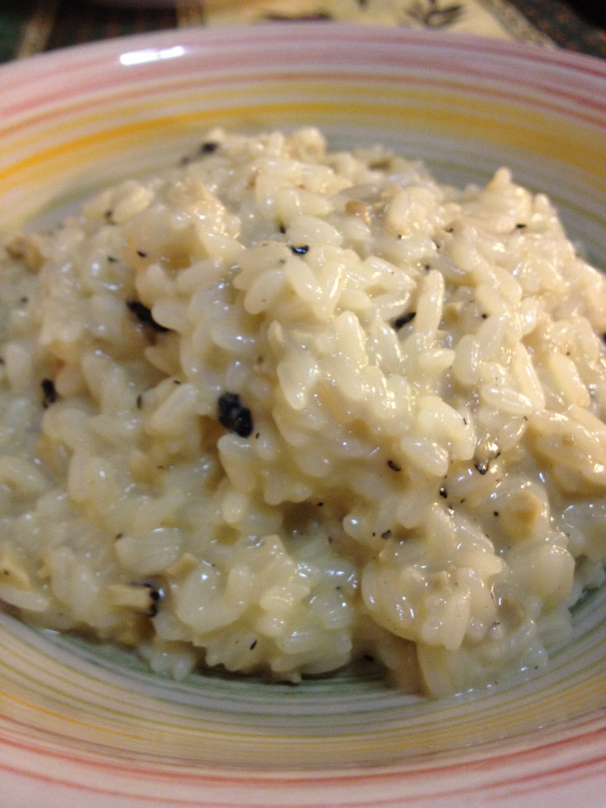 Colori e Sapori: RISOTTO AL TARTUFO NERO DI TREMOSINE E GARDA STAGIONATO