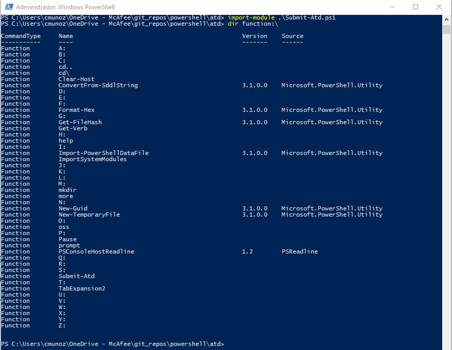 How to upload files to McAfee ATD using Powershell