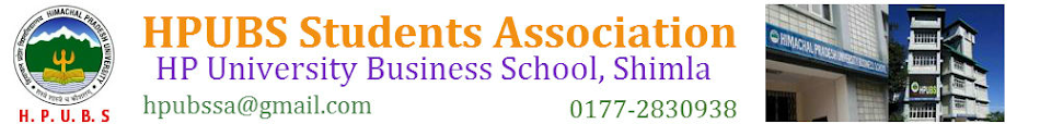 HP University Business School, Shimla: Home