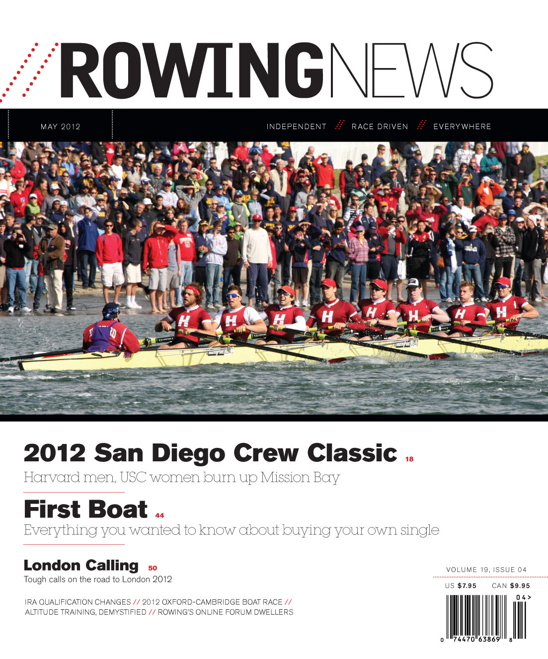 Rowing News Magazine Sneak Peek: May 2012 Issue on its Way!