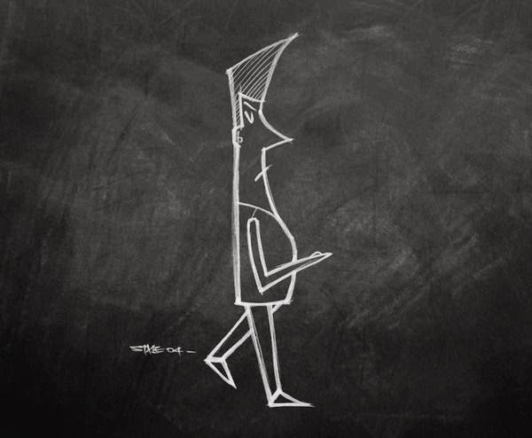Stunning Chalkboard Character Animation By EyeBelieve | CGfrog