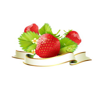 Morangos em png