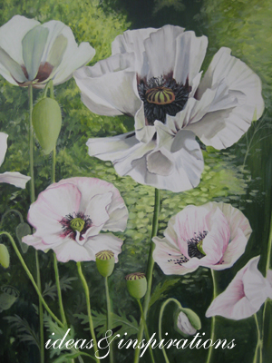 Ideas and Inspirations: Weißer Mohn * white poppies