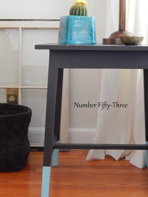 Number Fifty-Three: Dip Dyed End Table
