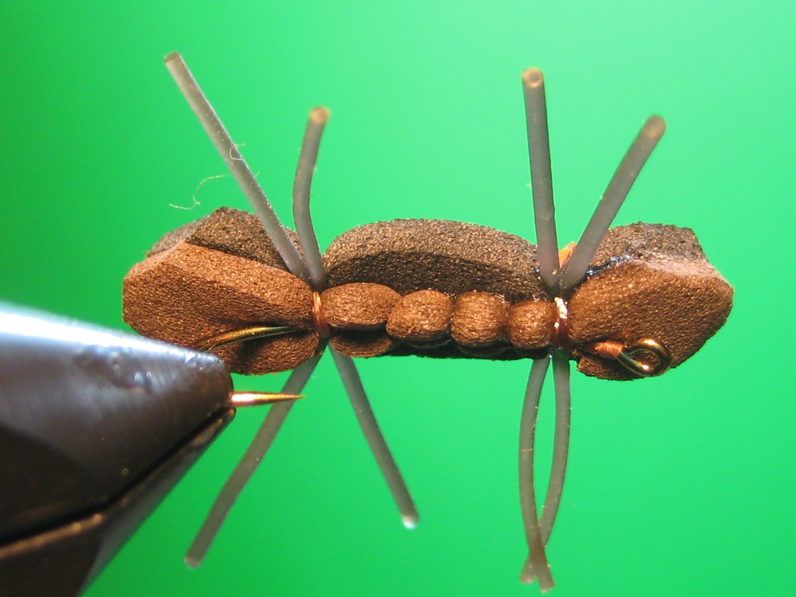 My Trout Fly: Chernobyl ant