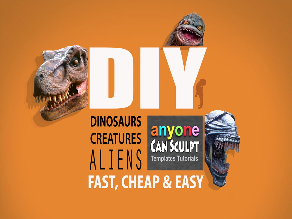 How To Sculpt Dinosaur, Monsters, Creatures & Alien DIY Tutorial