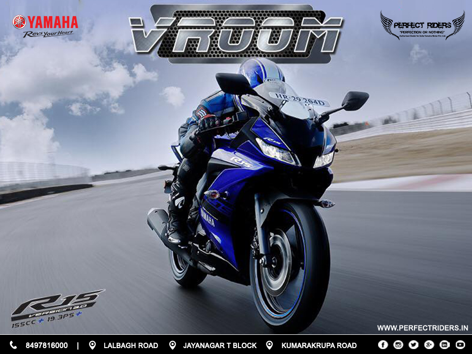 Perfect Riders: All New Yamaha R15 V3 at Perfect Riders | Bangalore