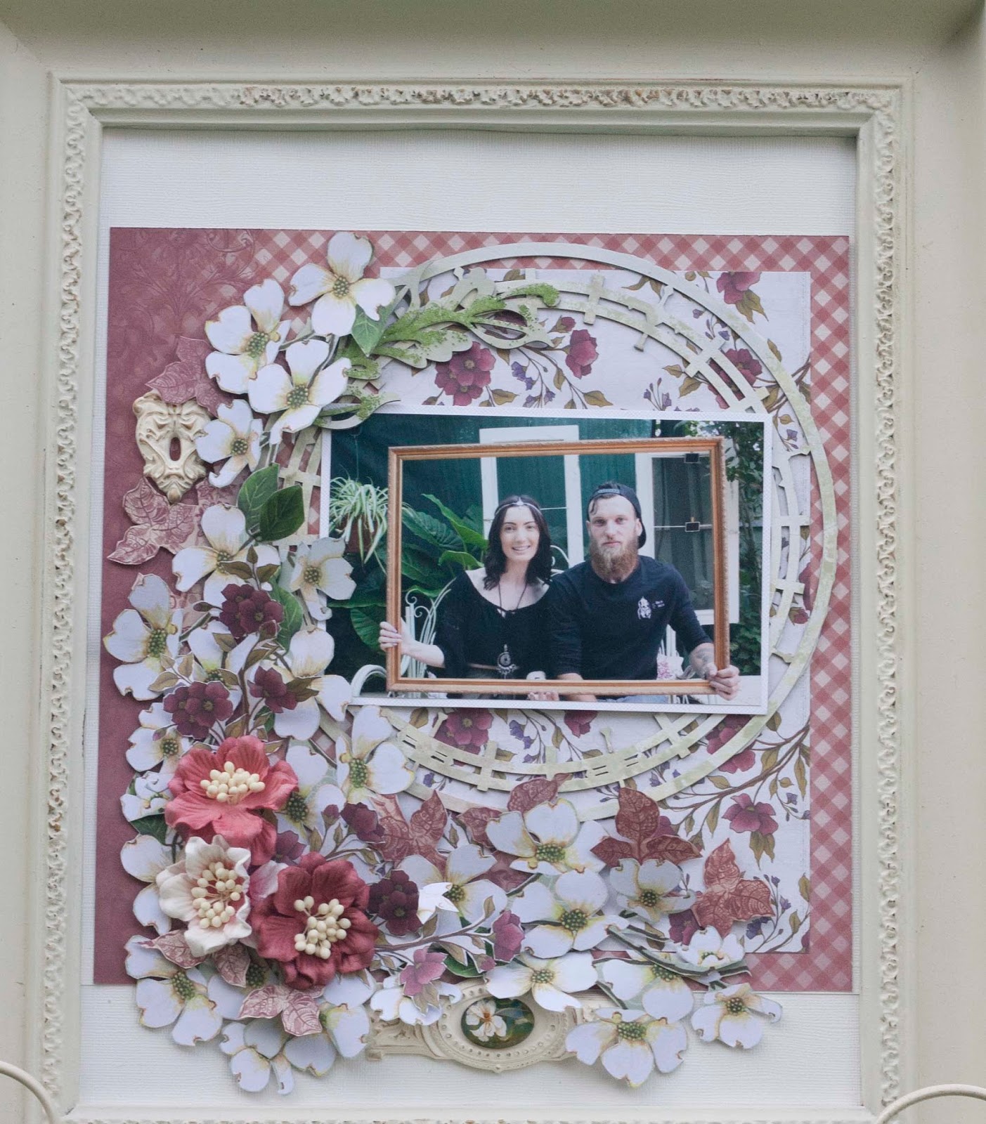 Enchanted Party meets Vintage Rose Layout by Denise Boddey - Couture ...