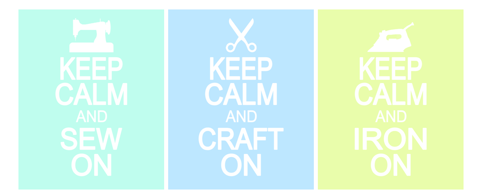 Craft Room Decor - Keep Calm Printable Signs - Naturally Creative Mama