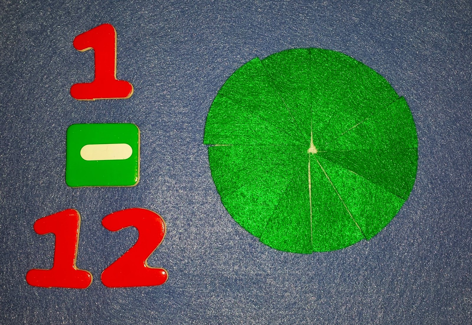 Munchkin and Bean: Fractions Felt Board