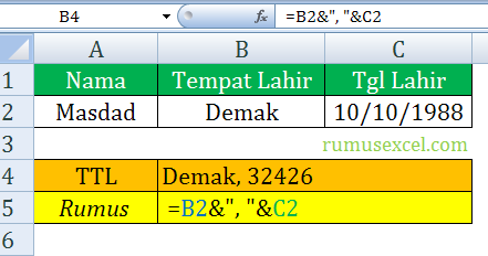 Cara Menggabungkan Data Teks Dan Tanggal Di Excel