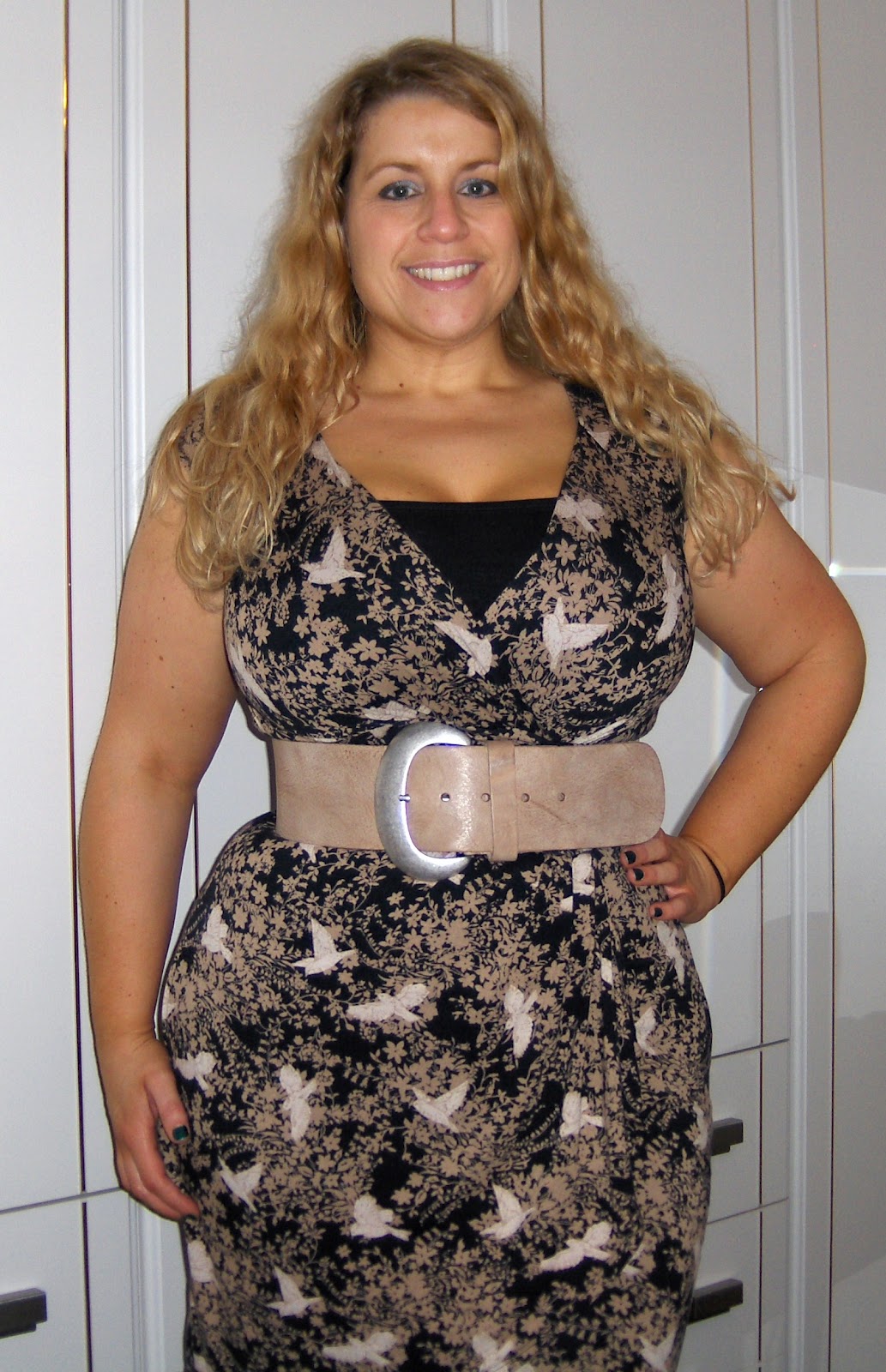 Dorothy Perkins Birdie Dress 14 16 - Curvy Wordy