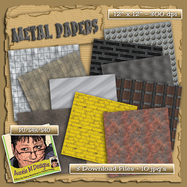Auntie M Designs: Home Improvement Papers and Metal Papers