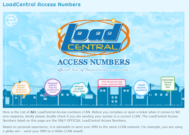 LOADCENTRAL: Load To All Network For Free!