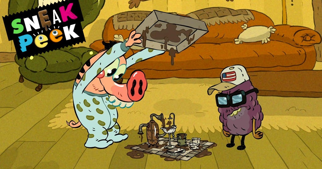 NickALive!: Sneak-Peek Of Brand-New "Pig Goat Banana Cricket" Episode ...