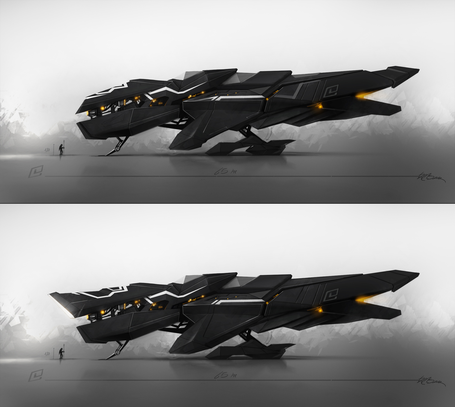 TISMOT 2D: CONCEPT ART spaceship