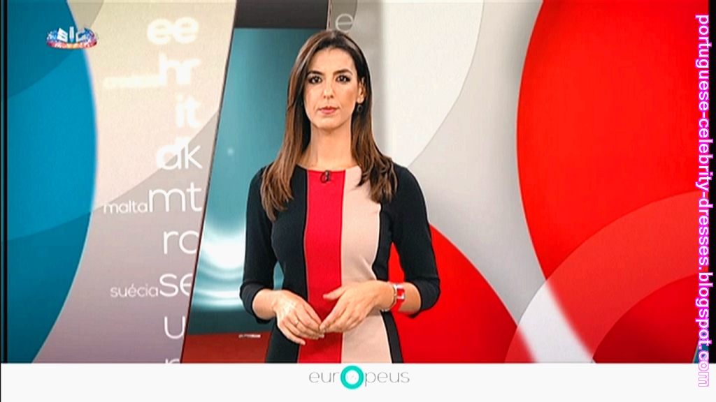 PORTUGUESE CELEBRITY DRESSES: SARA PINTO - "EUROPEUS" - 28-11-2016