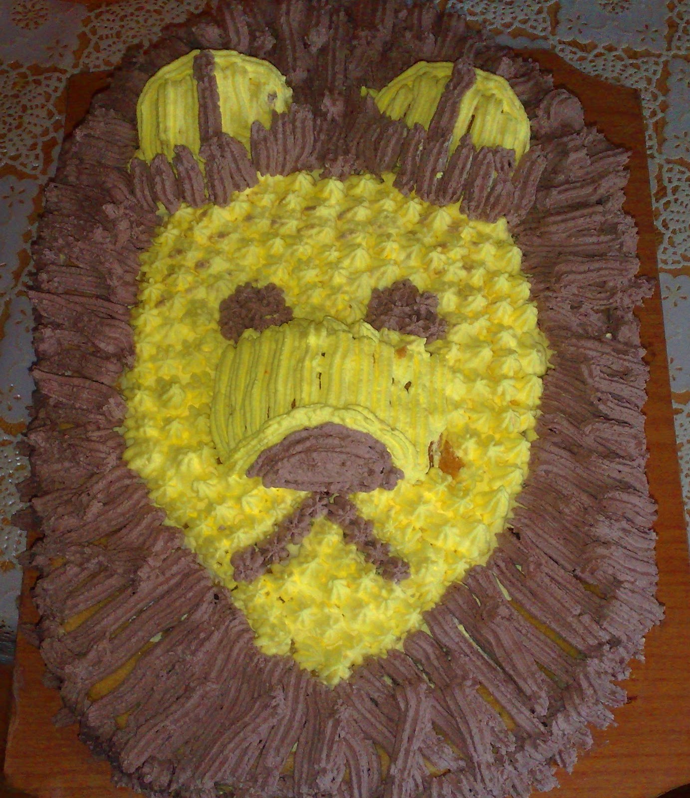 Torturi personalizate si ornamente comestibile in Dej: Tort cap de leu