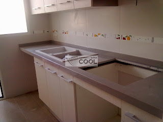 Mármoles COOL (Encimeras Exclusivas).: ENCIMERA COMPAC QUARTZ PLOMO.