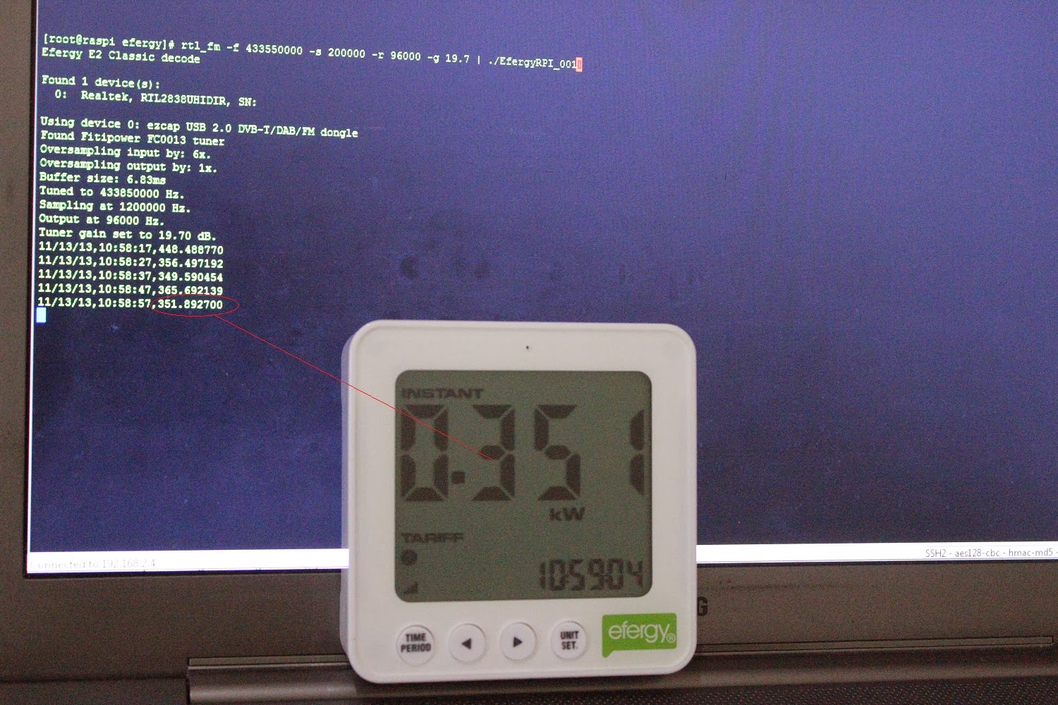 RTL-SDR Projects: EFERGY E2 CLASSIC FSK TRANSMISSION DECODING USING A ...