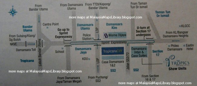 Malaysia Maps Library: Map of The Tropics - Damansara