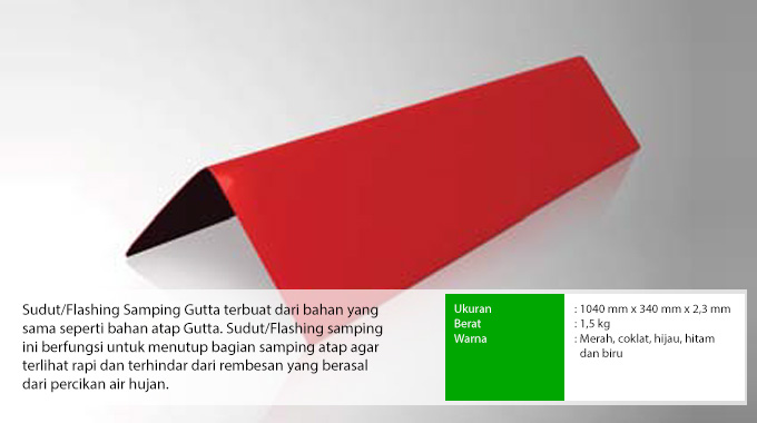 ATAP GELOMBANG BITUMEN GUTTA: ATAP GELOMBANG BITUMEN GUTTAPRAL