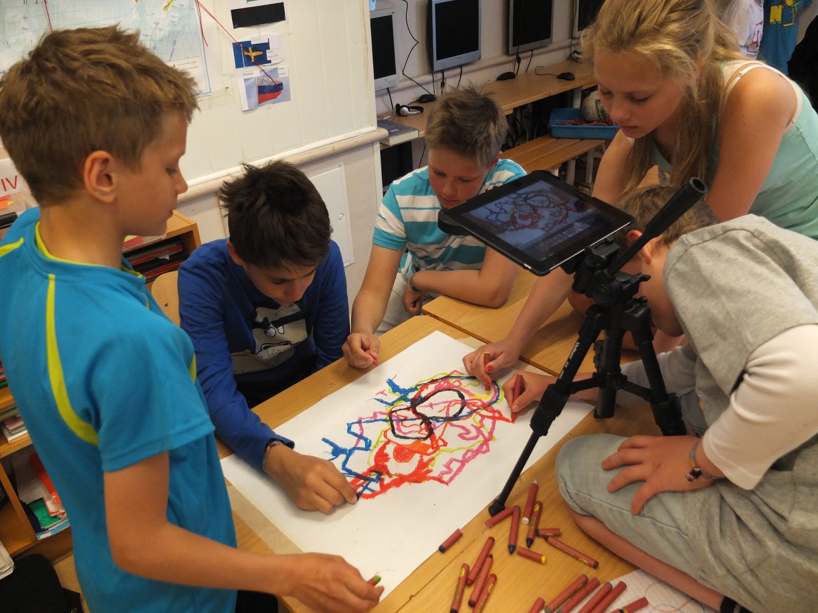 Animasjon i skolen: Vi tester teknikker på Stakkevollan skole i Tromsø!