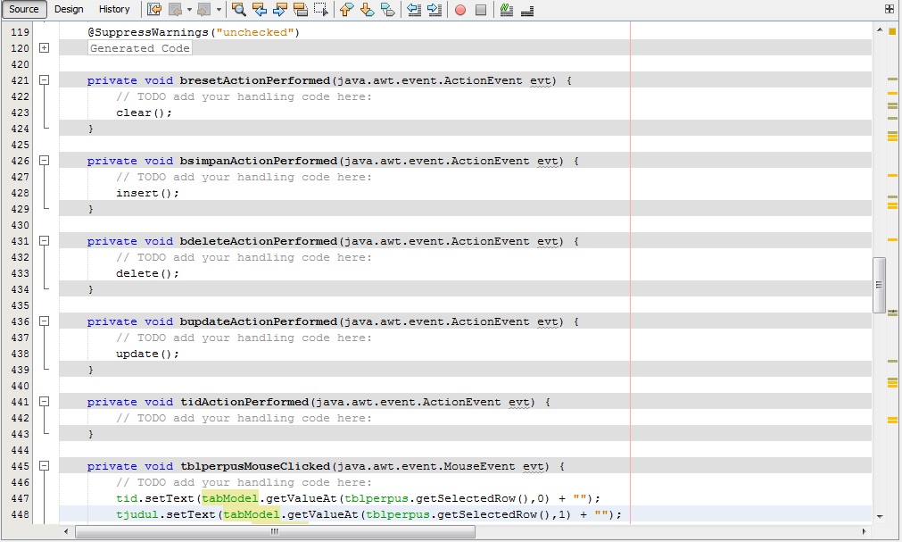 Java neatbeans: Membuat Sistem CRUD dan Search Di Java NetBeans