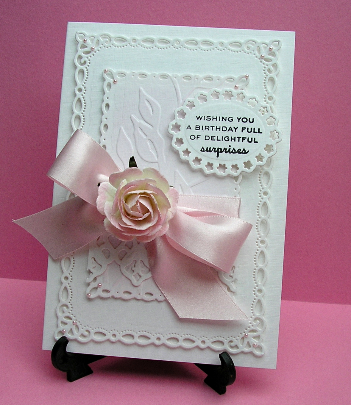 Cards from Lynne`s Loft: Romantic Rectangles