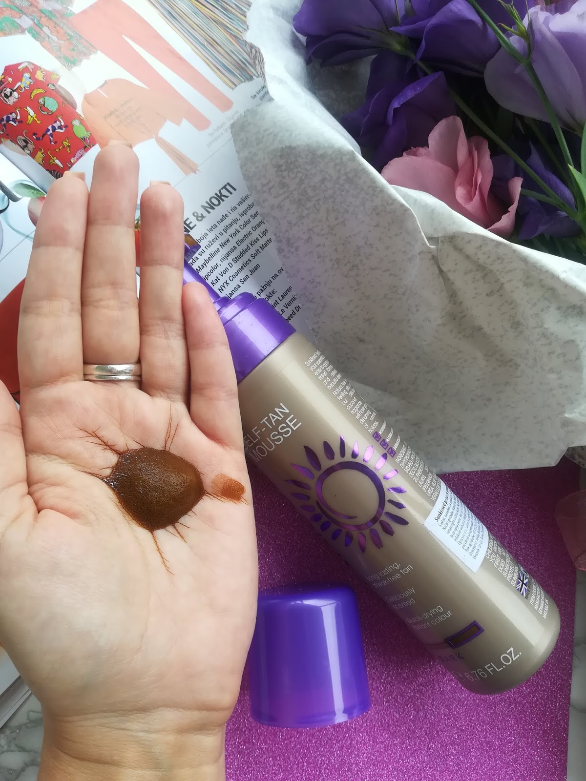 SUNKISSED pena za samopotamnjivanje - dark