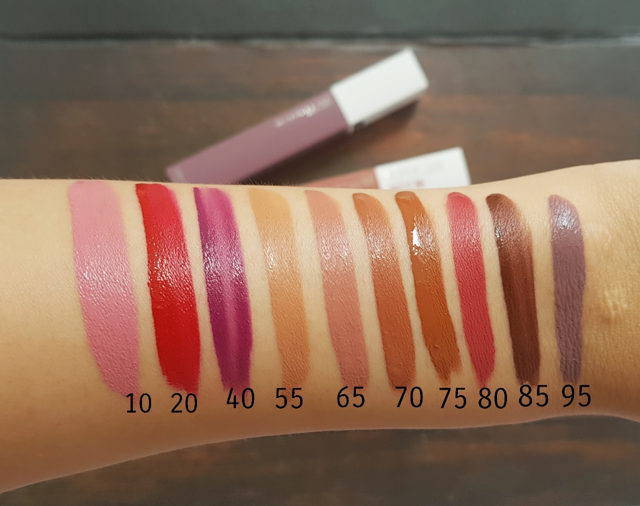 Review&Swatch 10 Shades Maybelline Super Stay Matte Ink, Lip Cream Awet ...