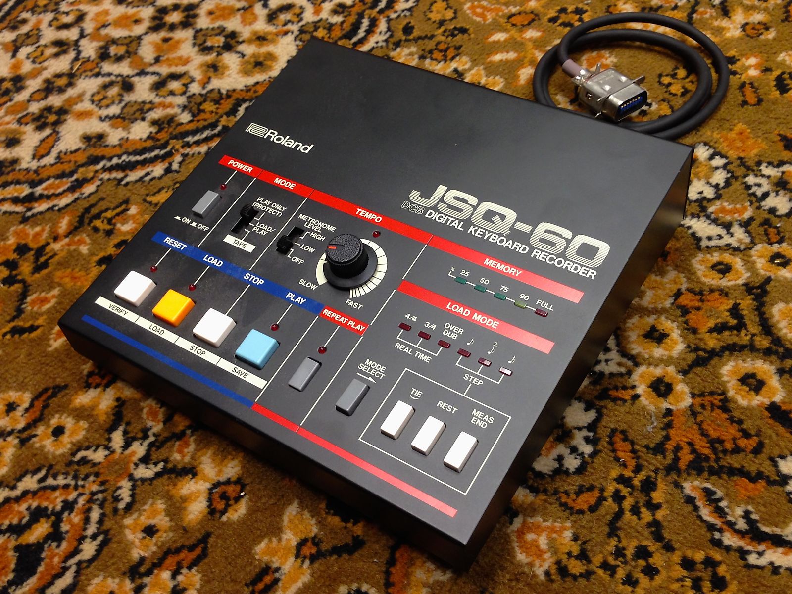 MATRIXSYNTH: Roland JSQ-60 1984 DCB Juno-60 Sequencer W/ Box and Paperwork